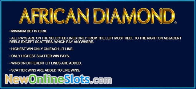 African Diamond Online Slot