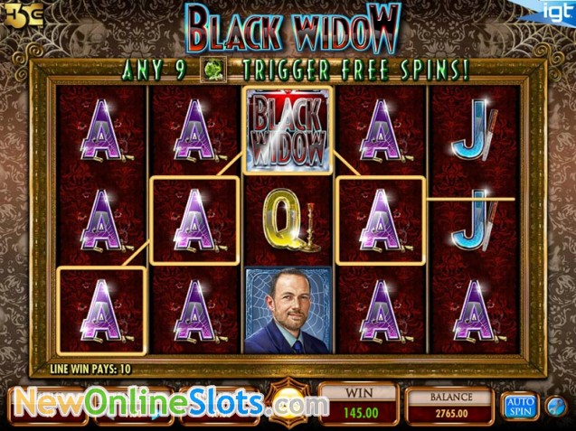 Black Widow Slot Machine