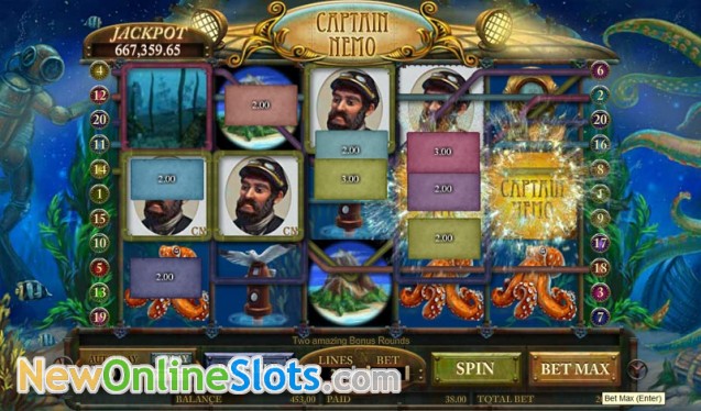 Captain Nemo Online Slot