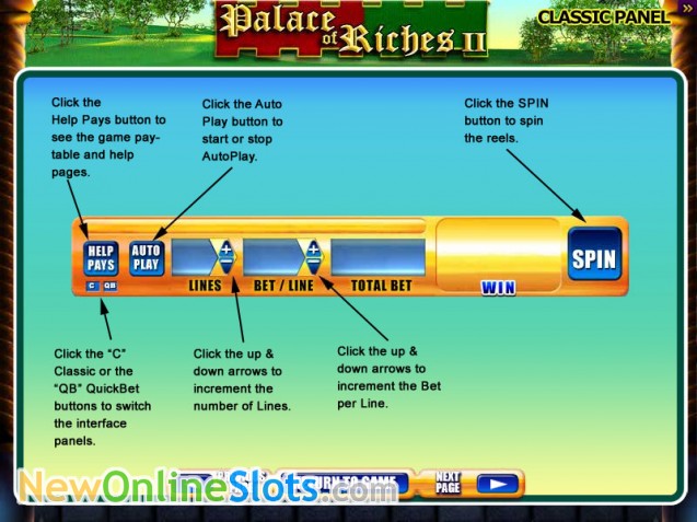 Palace of Riches II Online Slot