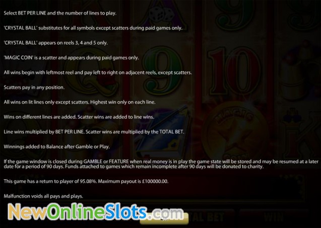 Sheer Magic Online Slot