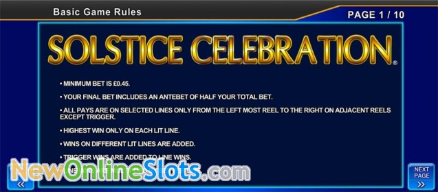 Solstice Celebration Online Slot