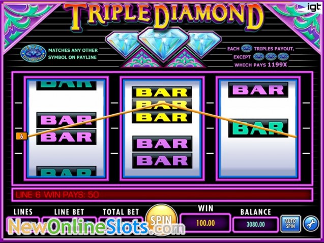 Triple Diamond Online Slot
