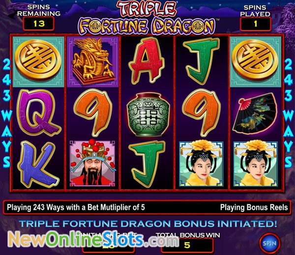 Triple Fortune Dragon Online Slot