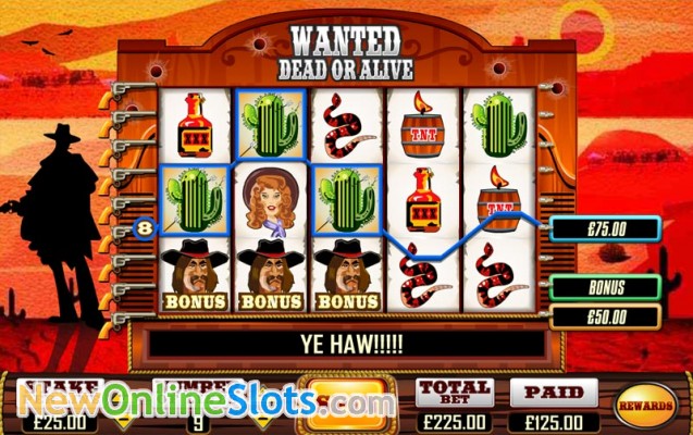 Wanted Dead or Alive Online Slot