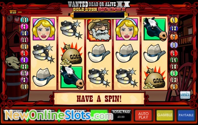 Wanted Dead or Alive II Online Slot